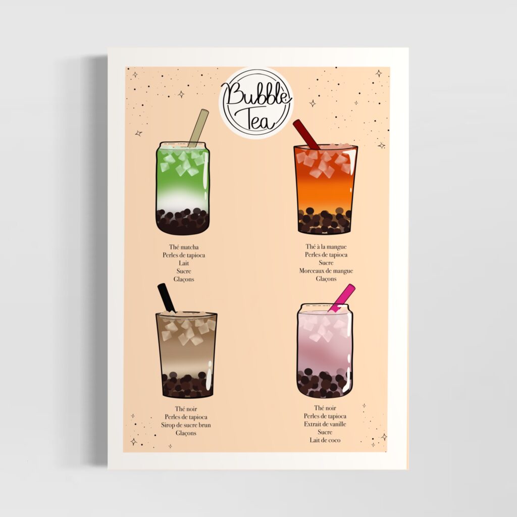 Poster « Bubble Tea » | Bubblee